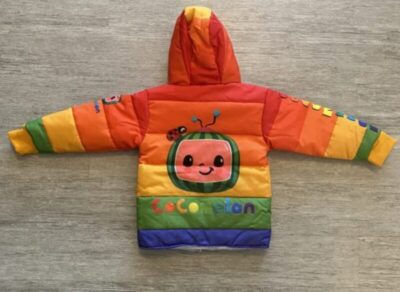 Cocomelon Multi Color Puffer Jacket - Pjackets
