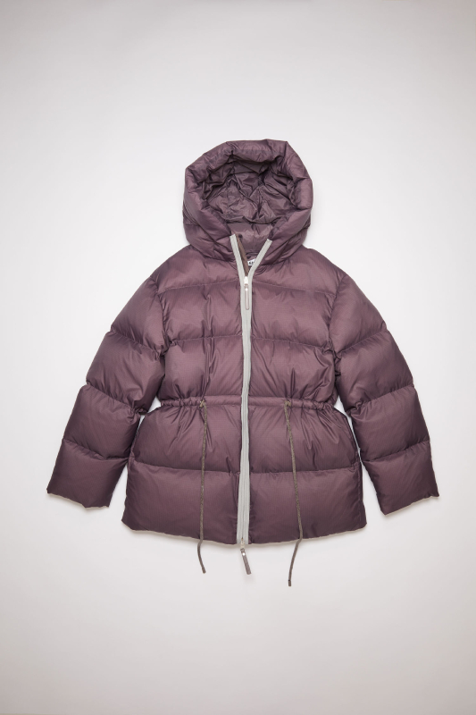 Mauve Purple Puffer Women Coat - Puffer jackets