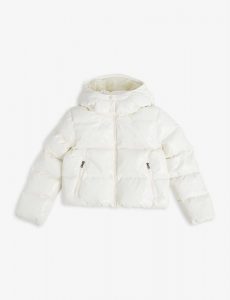 Kids Logo-Embroidered Shell Puffer Jacket - The Puffer Jackets