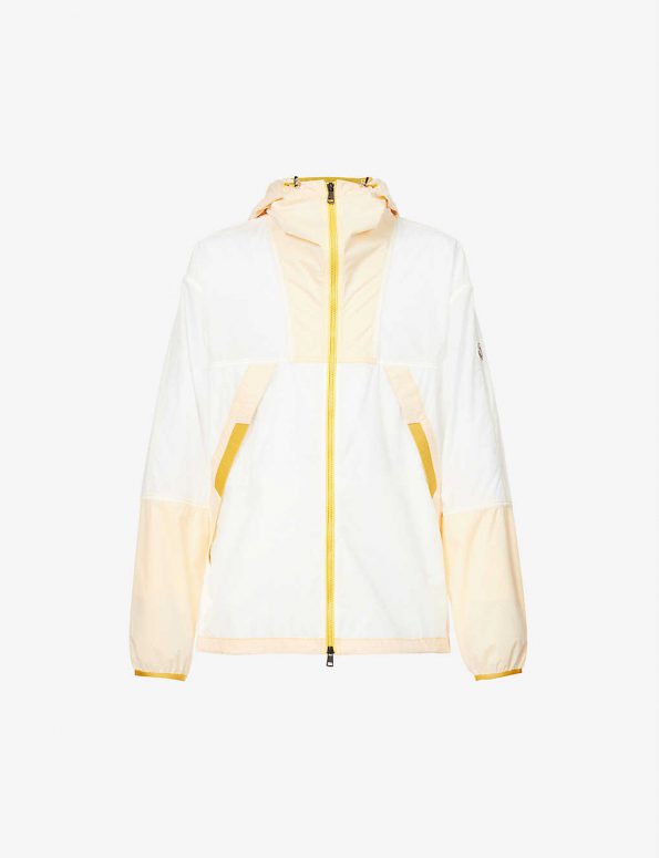Doi Colour Block Shell Hooded Windbreaker Jacket | The Puffer jackets