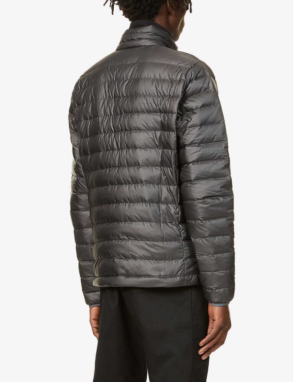 Padded High Neck Polyester Shell Down Jacket | The Puffer Jackets